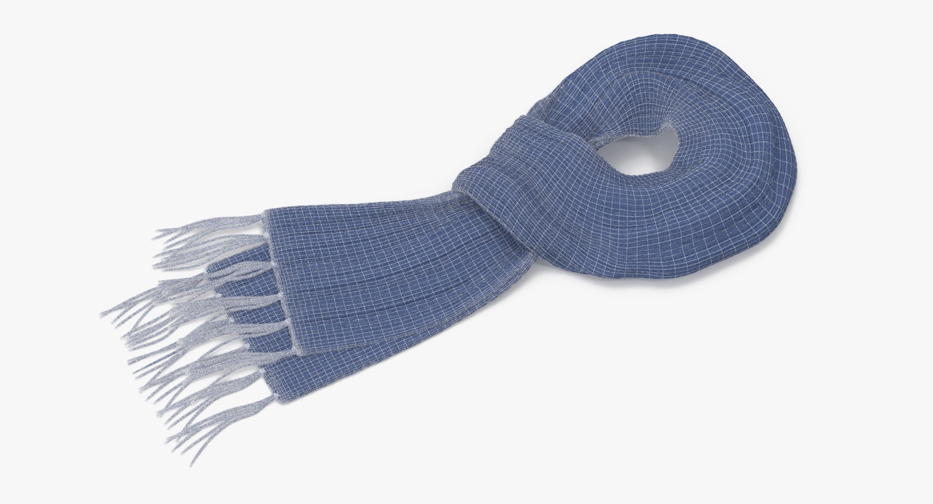 3d Model Scarf 03 Poses