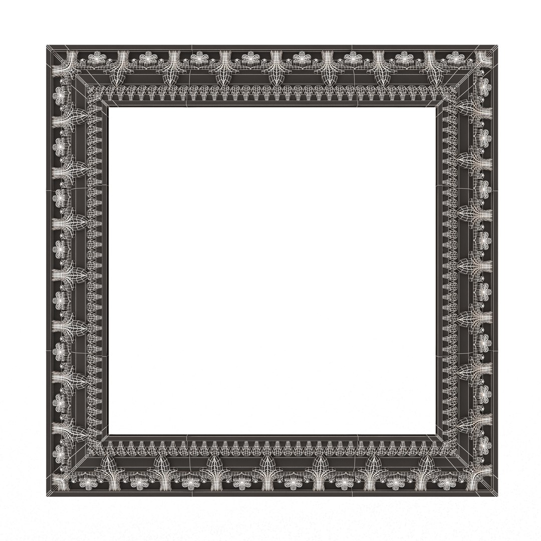 Classic Frame And Mirror 084 3D - TurboSquid 2325883