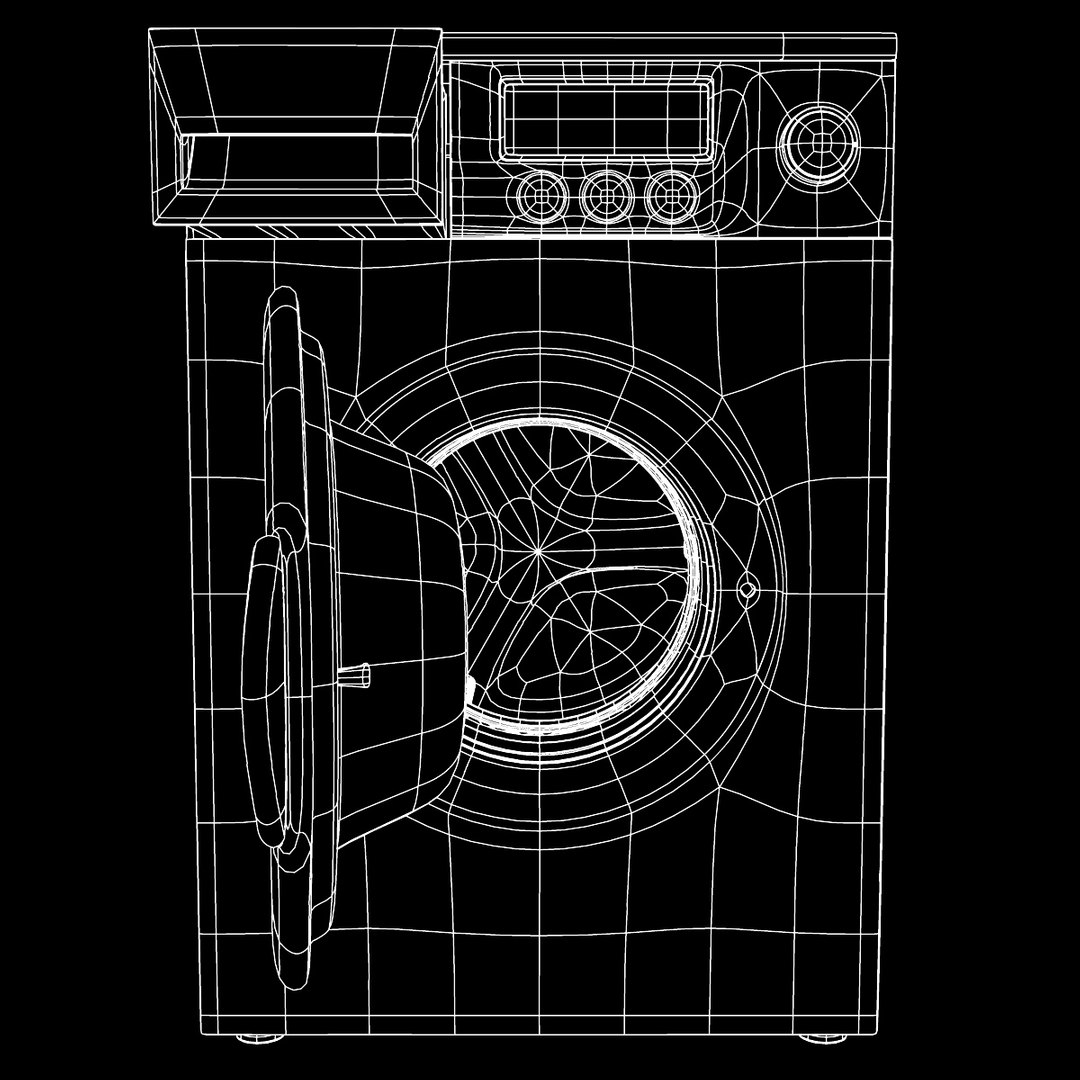 3d Washing Machine Model