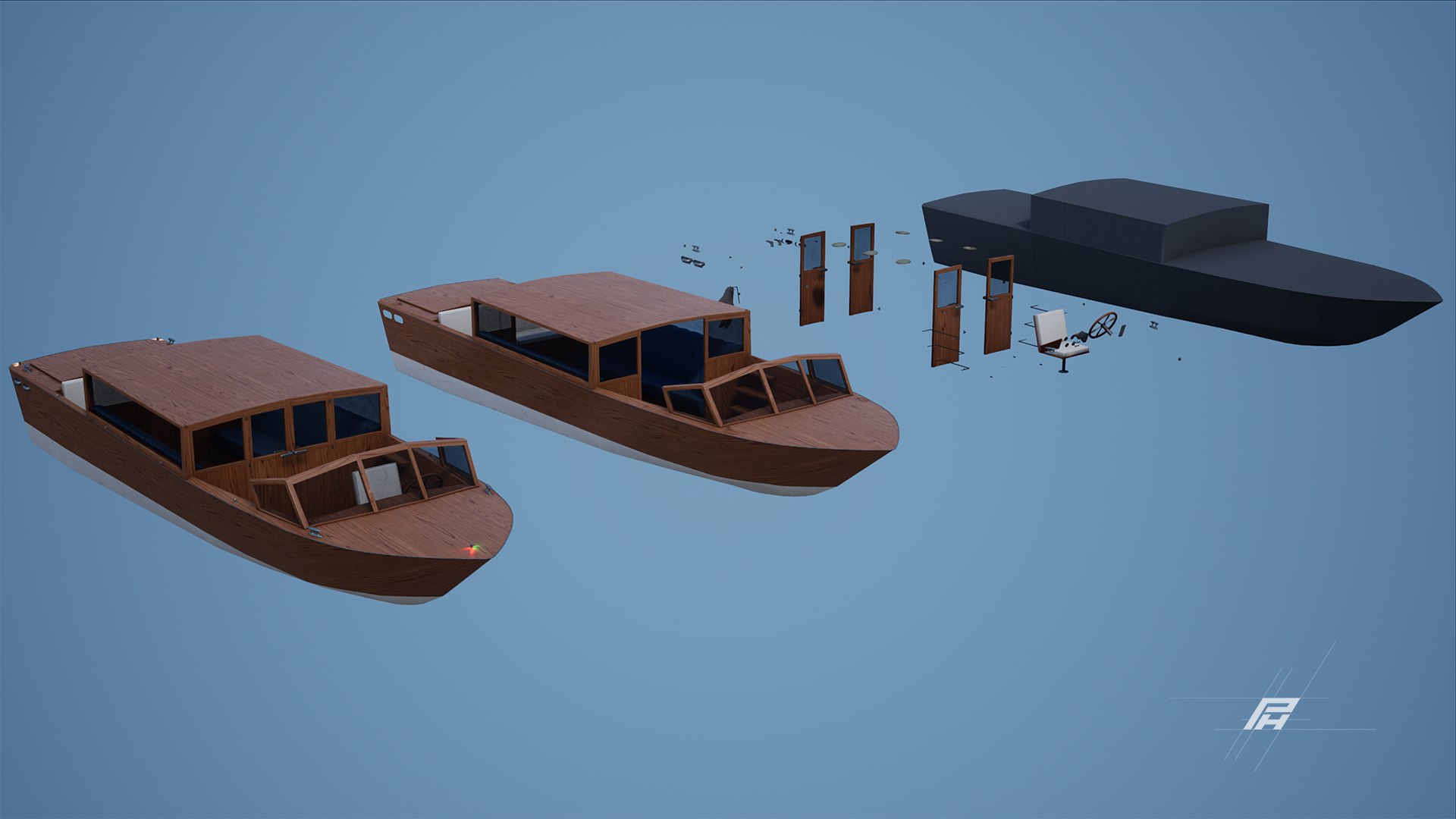 Water cab 3D model - TurboSquid 1396358