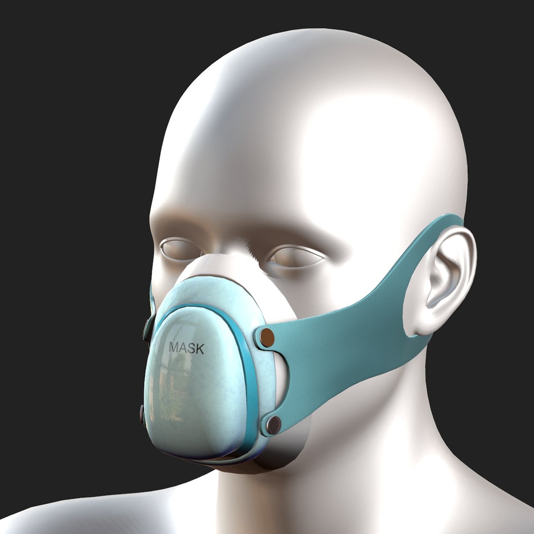 Gas mask model - TurboSquid 1575565