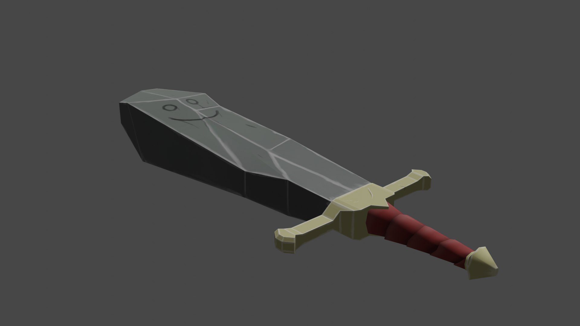 Free 3D Stone Sword - TurboSquid 1923087
