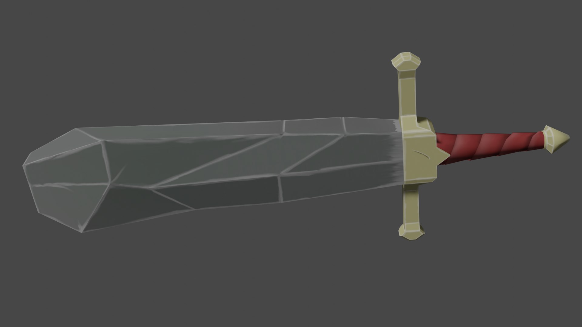 Free 3D Stone Sword - TurboSquid 1923087