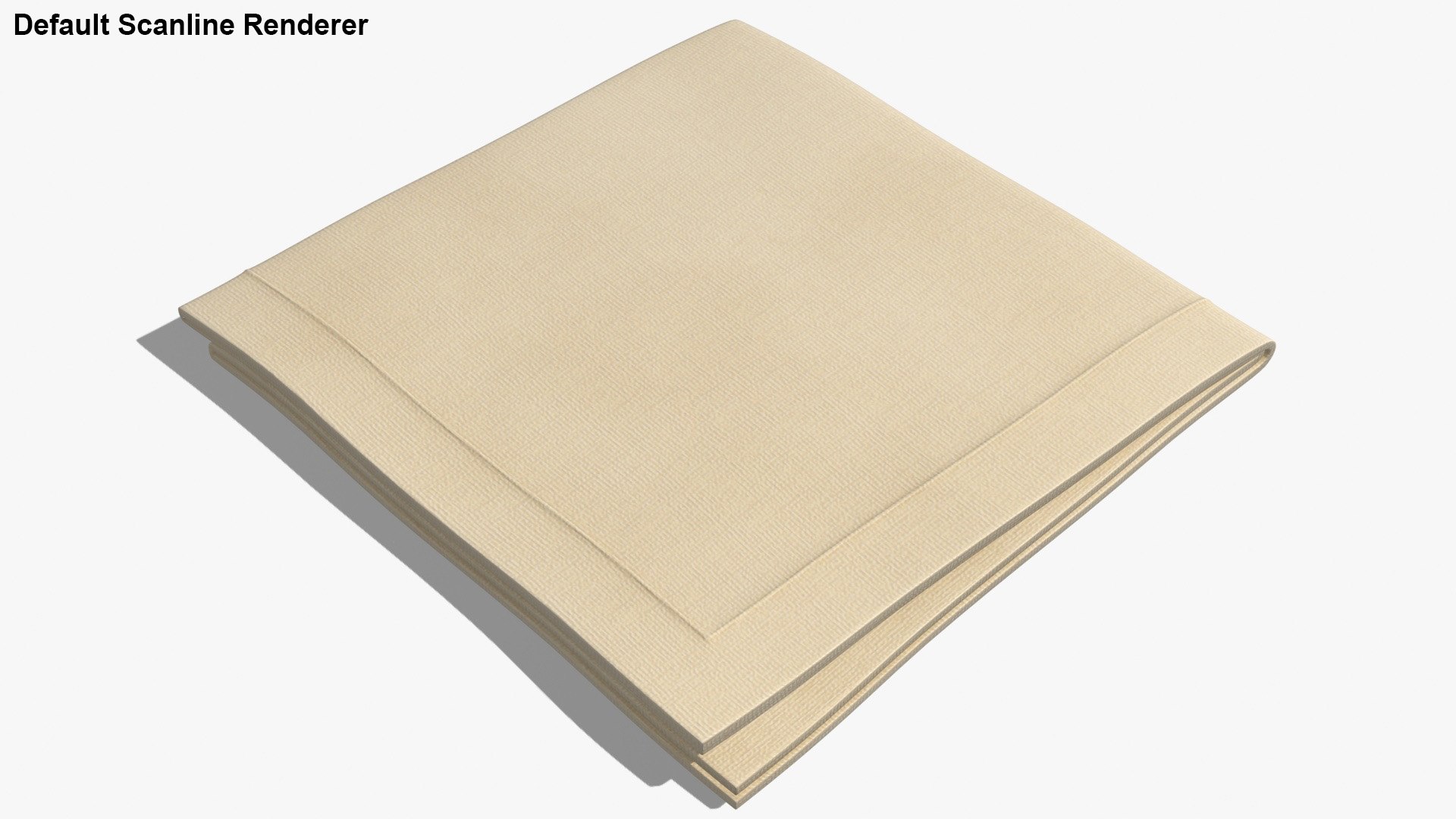 Realistic Folded Napkin 3D Model - TurboSquid 1500982