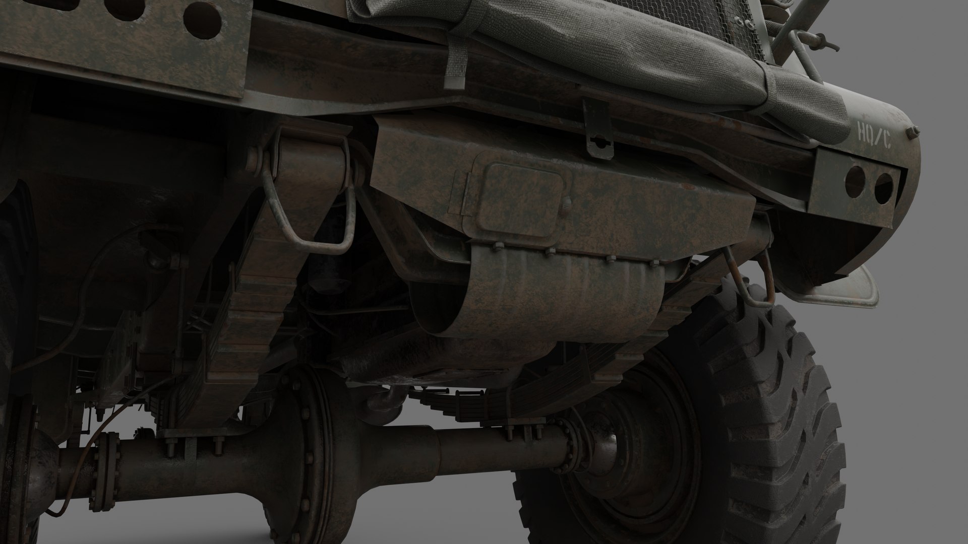 3D Bedford QL Truck PBR Model - TurboSquid 2289725