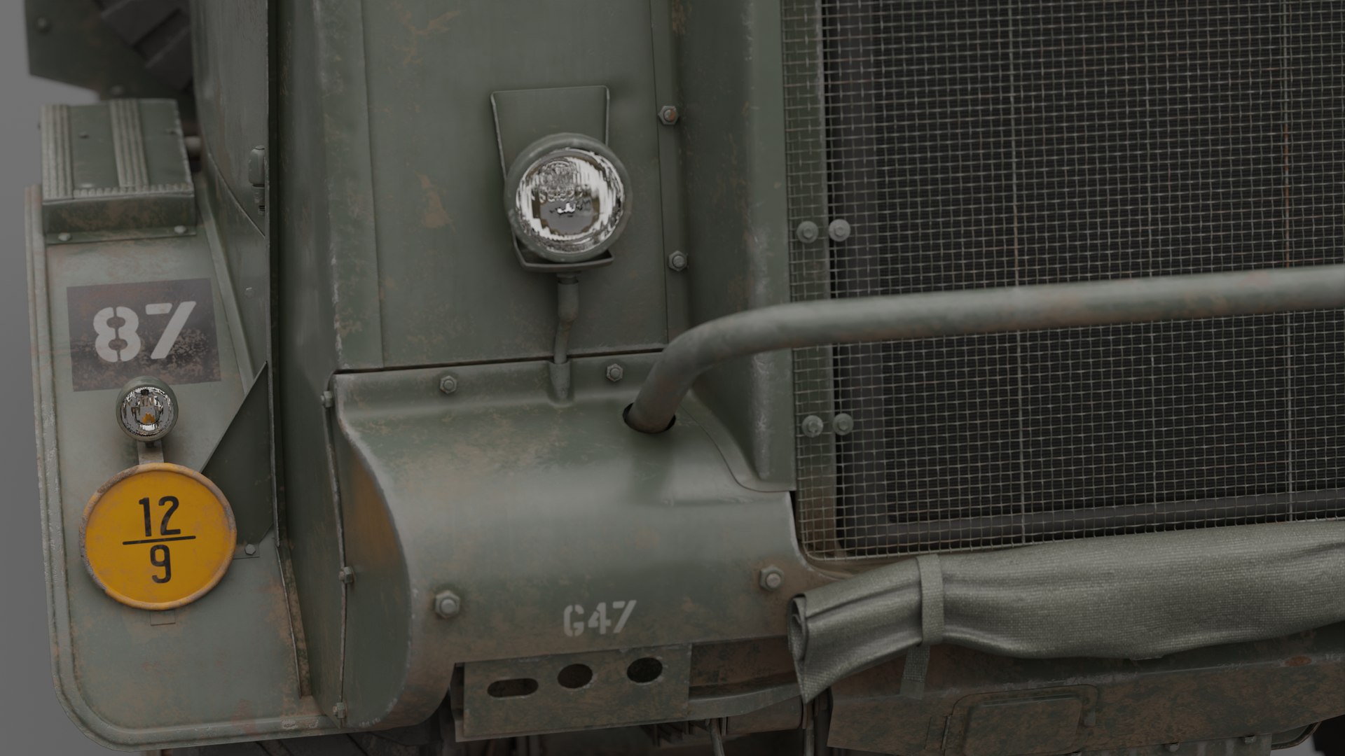 3D Bedford QL Truck PBR Model - TurboSquid 2289725