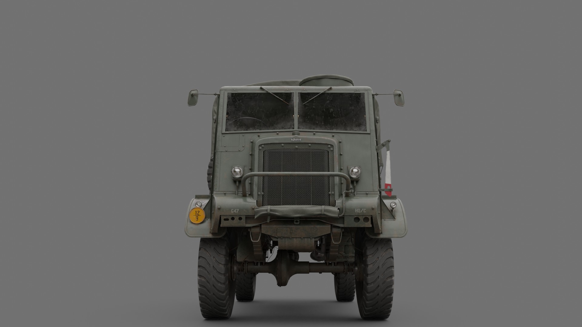 3D Bedford QL Truck PBR Model - TurboSquid 2289725