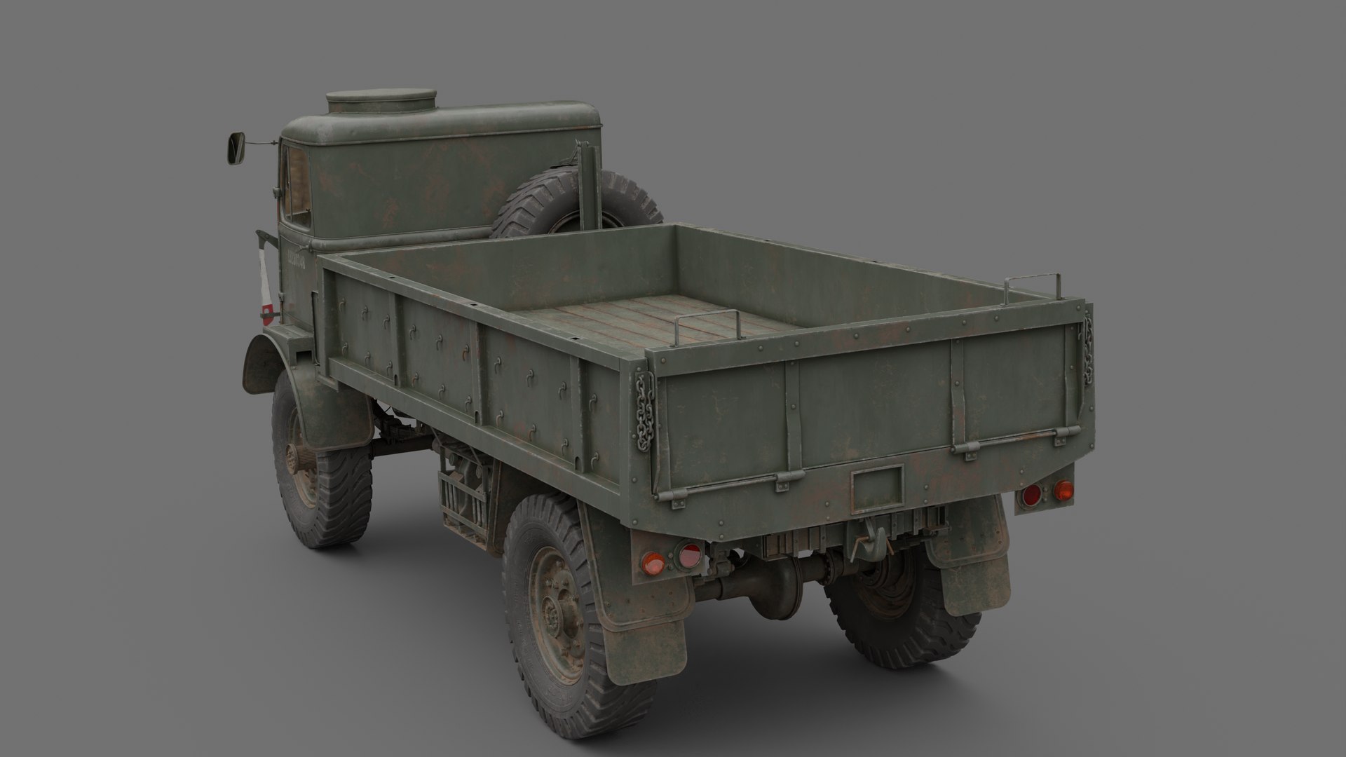3D Bedford QL Truck PBR Model - TurboSquid 2289725