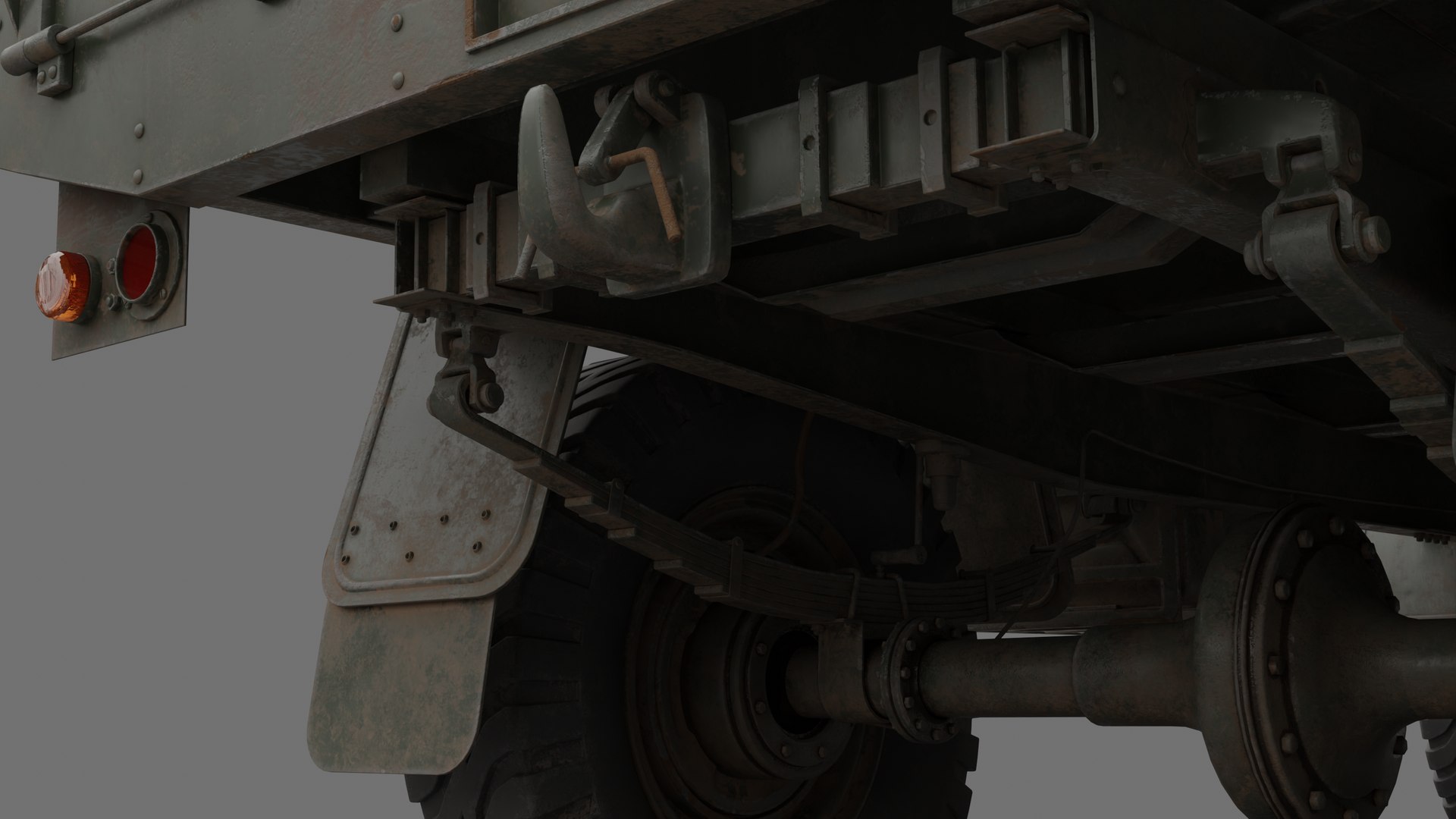 3D Bedford QL Truck PBR Model - TurboSquid 2289725
