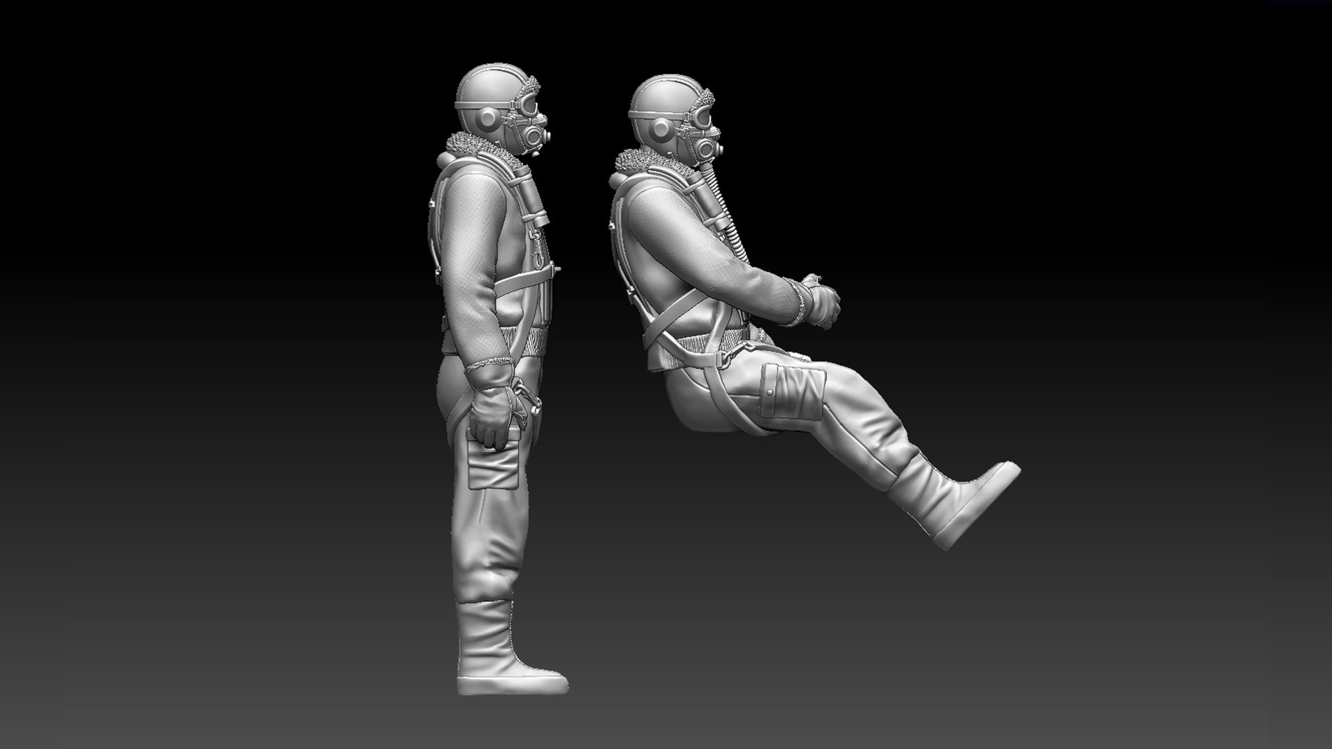 Pilot Us Ww2 3D - TurboSquid 1901619