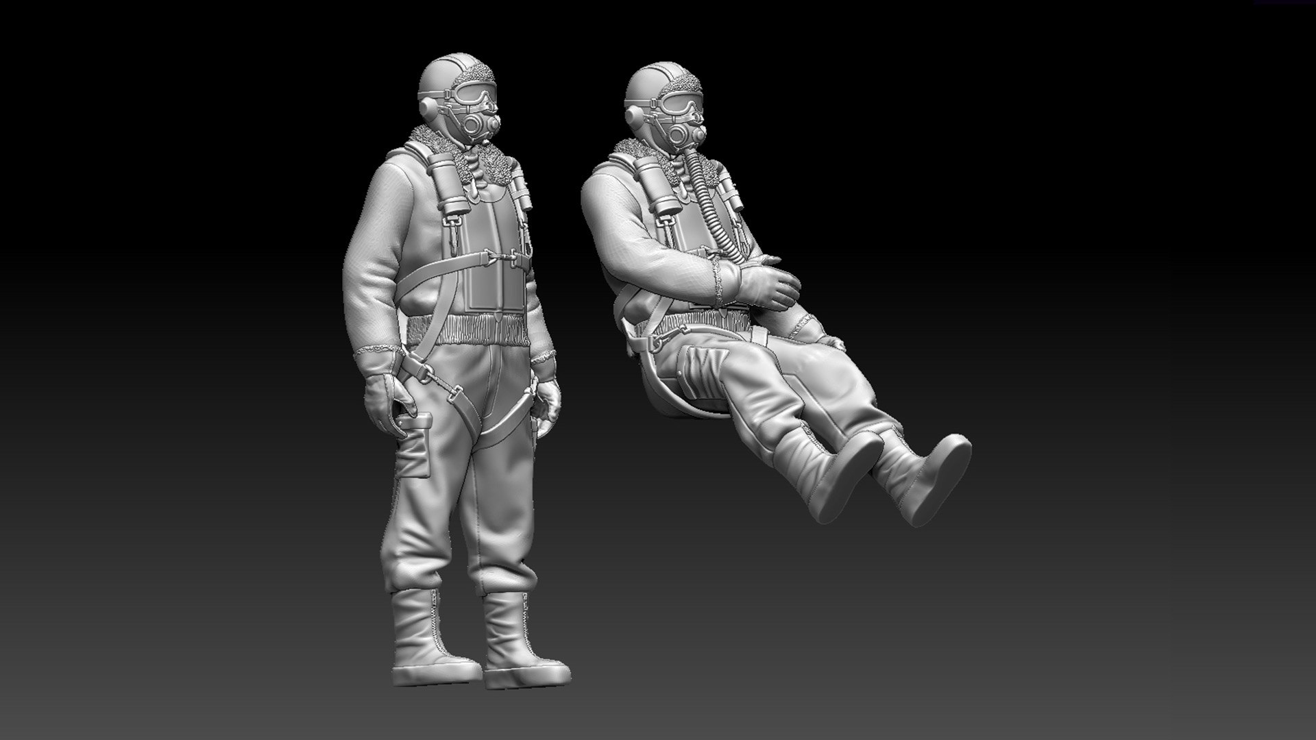 Pilot Us Ww2 3D - TurboSquid 1901619