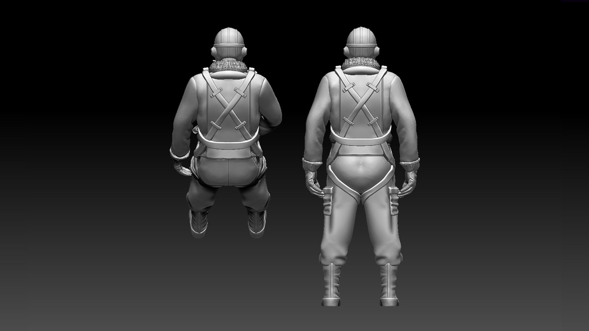 Pilot Us Ww2 3D - TurboSquid 1901619