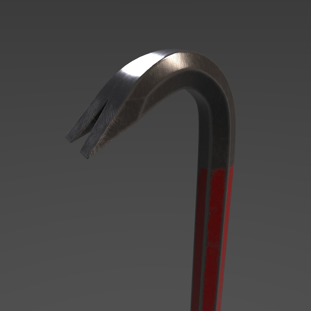 Crowbar Tool Industrial 3D - TurboSquid 1326420