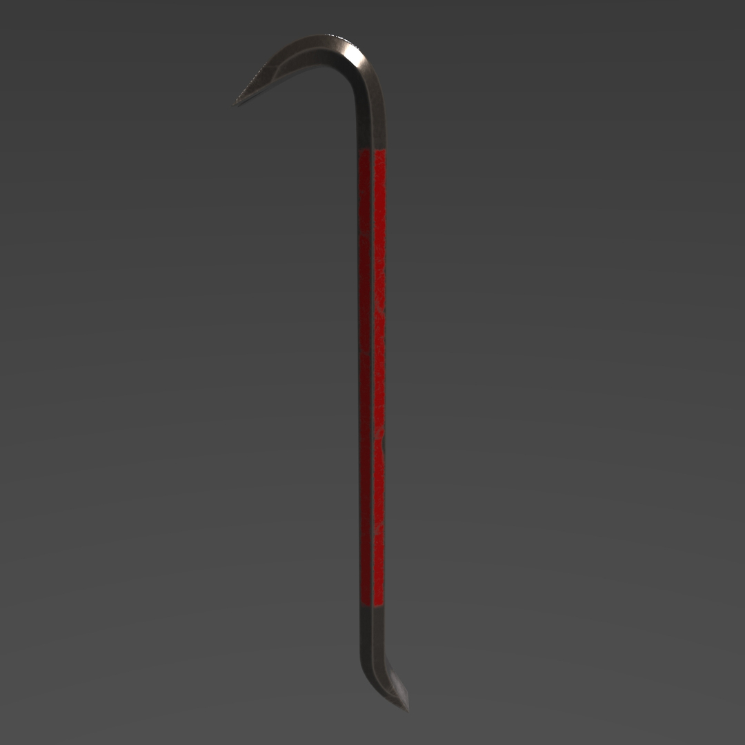 Crowbar Tool Industrial 3D - TurboSquid 1326420