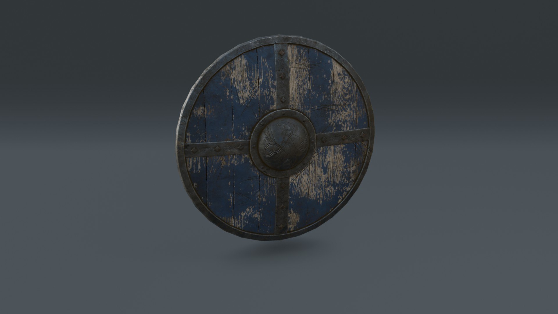 3D Viking Shield Old Model - TurboSquid 2194264
