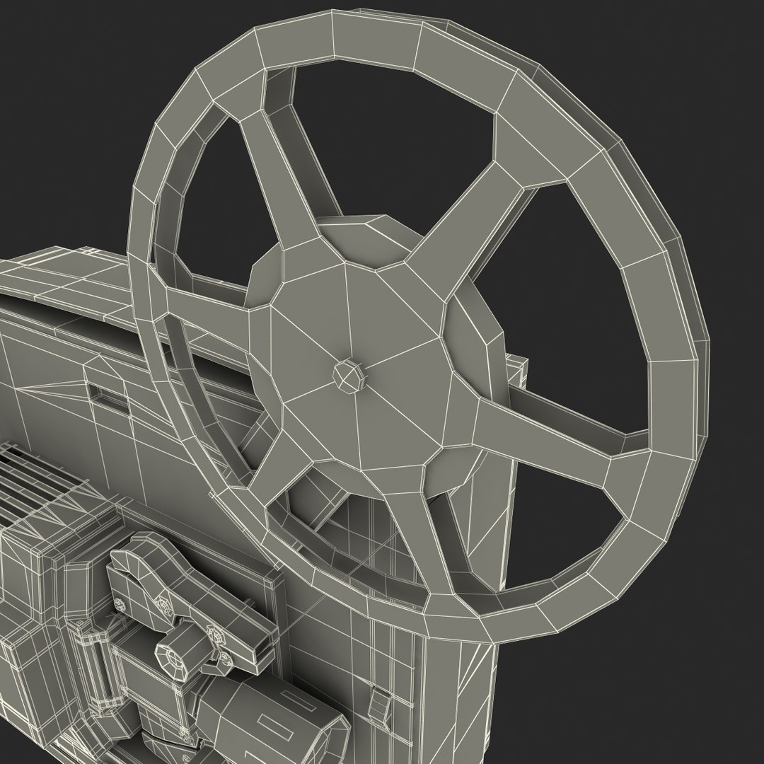 3ds max old movie projector bell