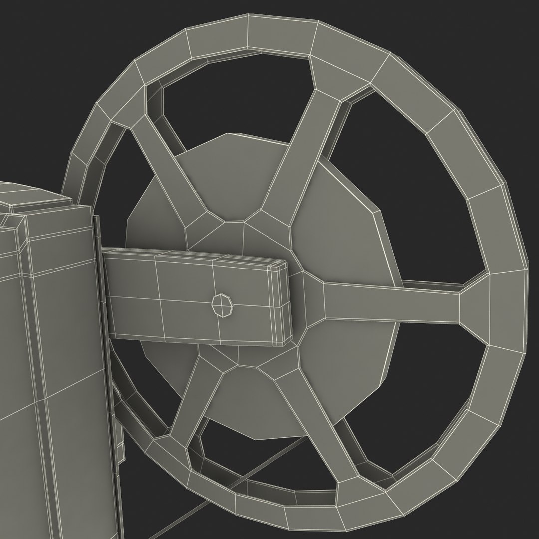 3ds max old movie projector bell