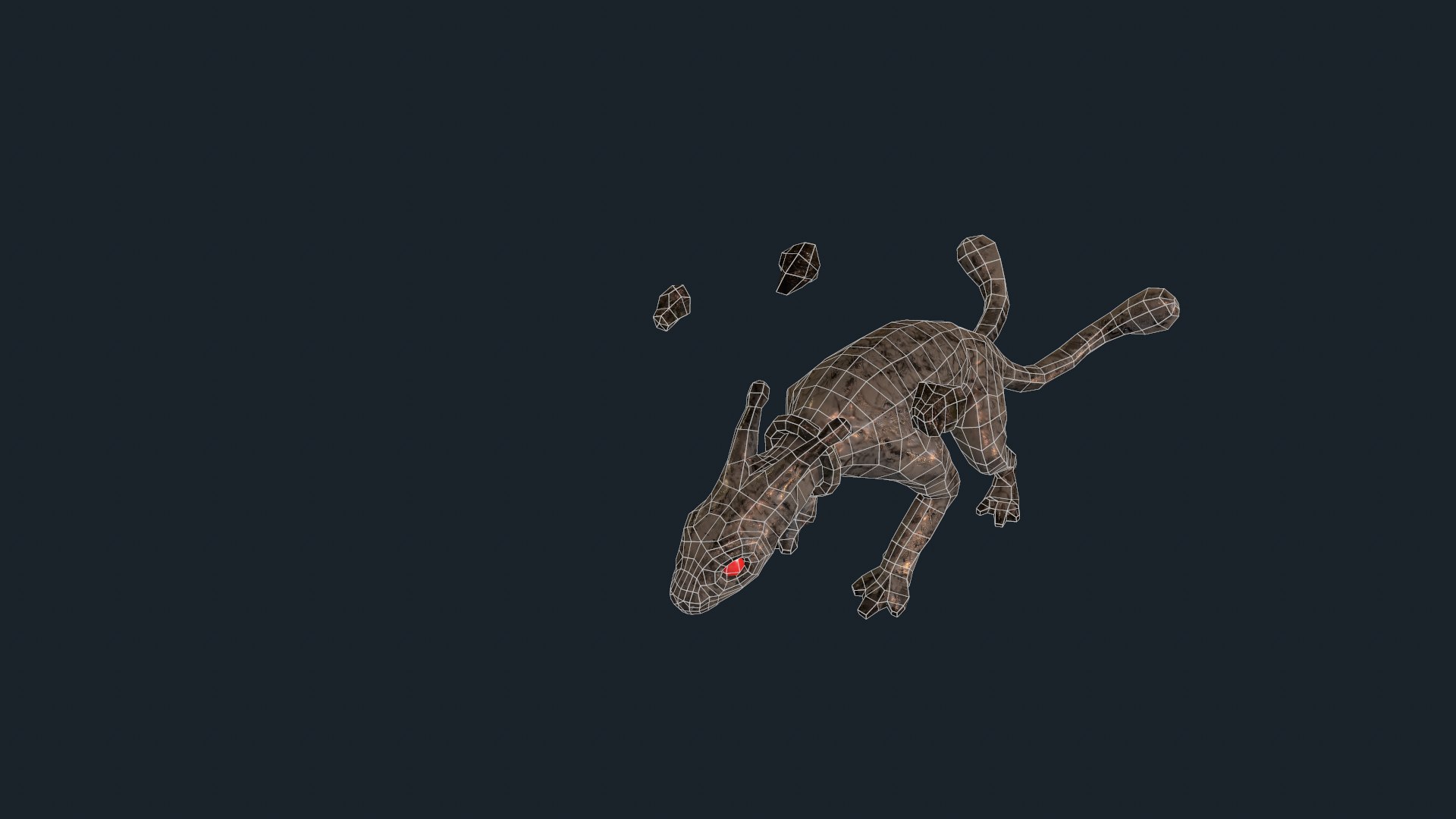 Stone Rat model - TurboSquid 1795327