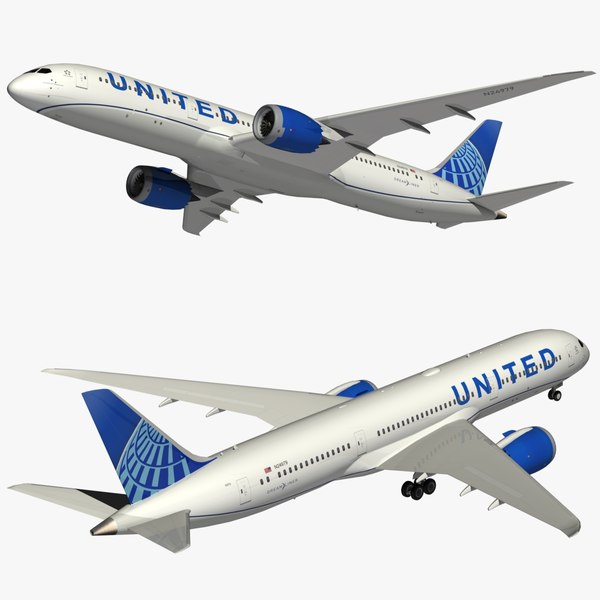 modelo 3d Boeing 787-9 United Airlines - TurboSquid 1562518