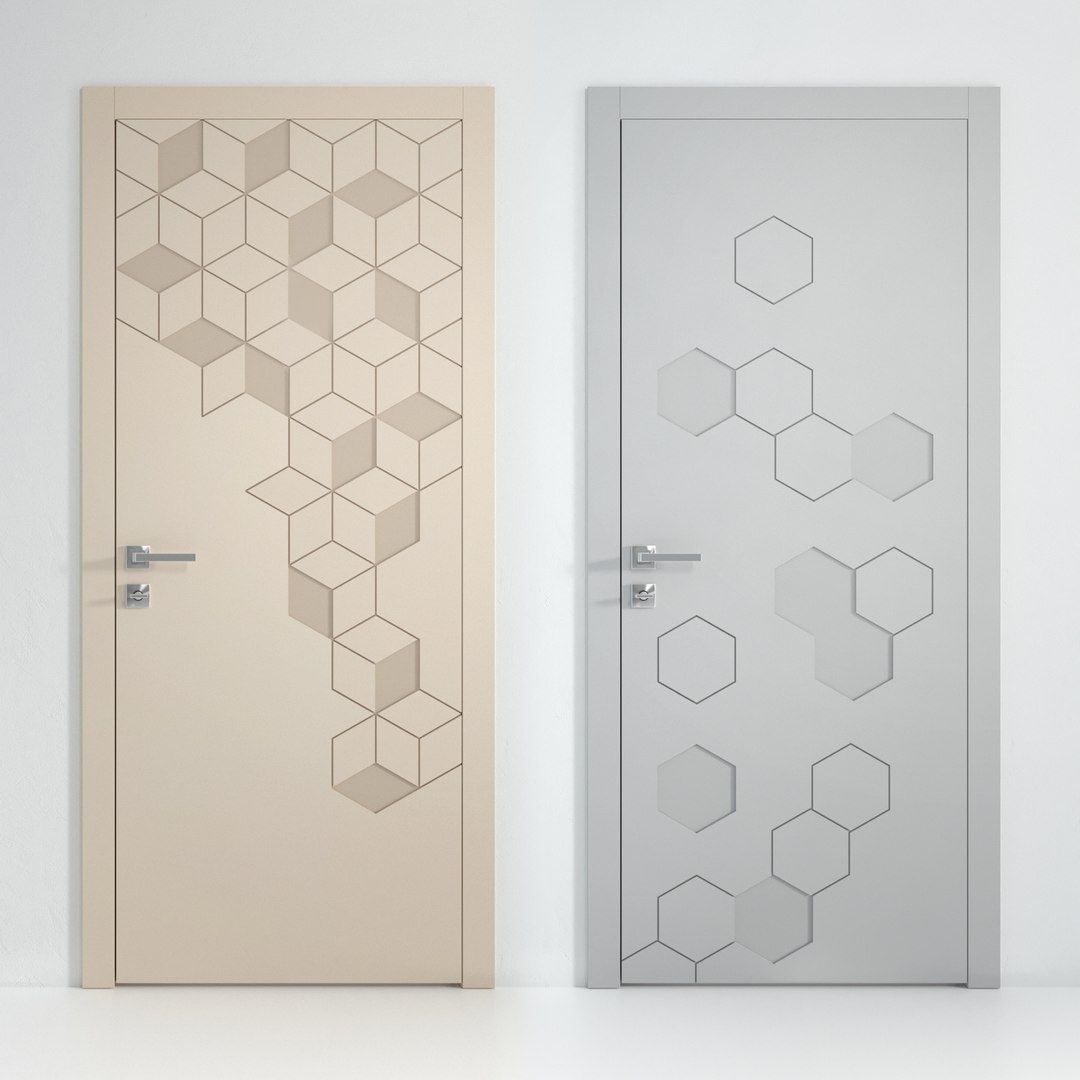 3D Dorian Color Interior Doors - TurboSquid 1541298