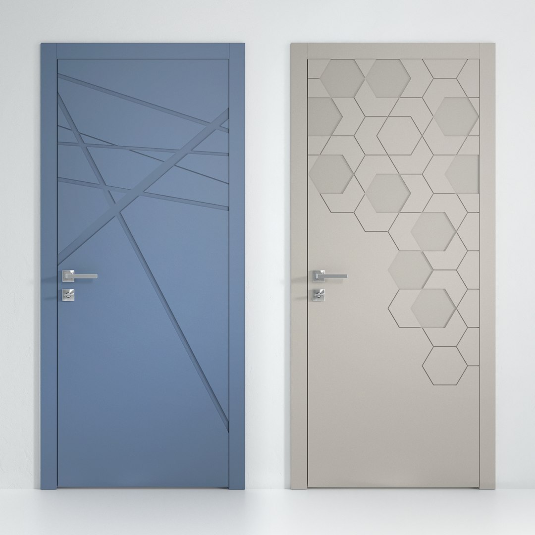 3D Dorian Color Interior Doors - TurboSquid 1541298