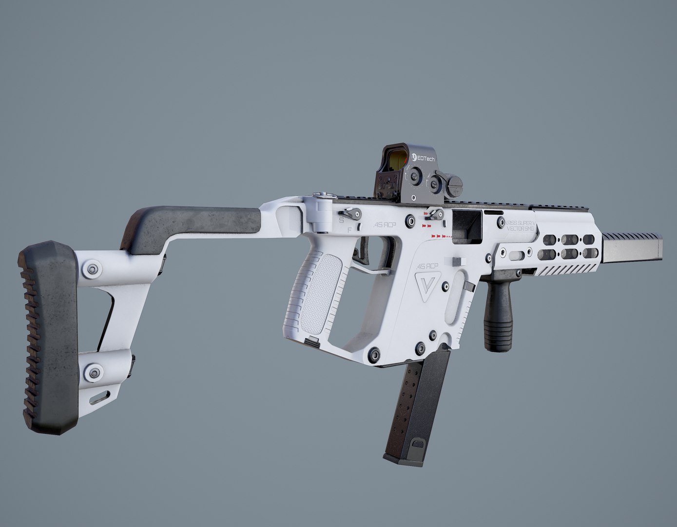 3D Submachine Gun Smg Kriss Model - TurboSquid 1614253
