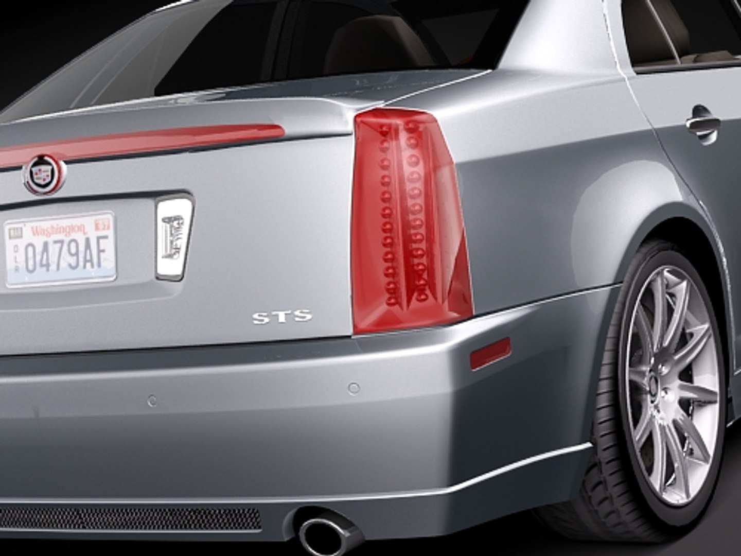 Cadillac Sts V Sts-v 3d Model