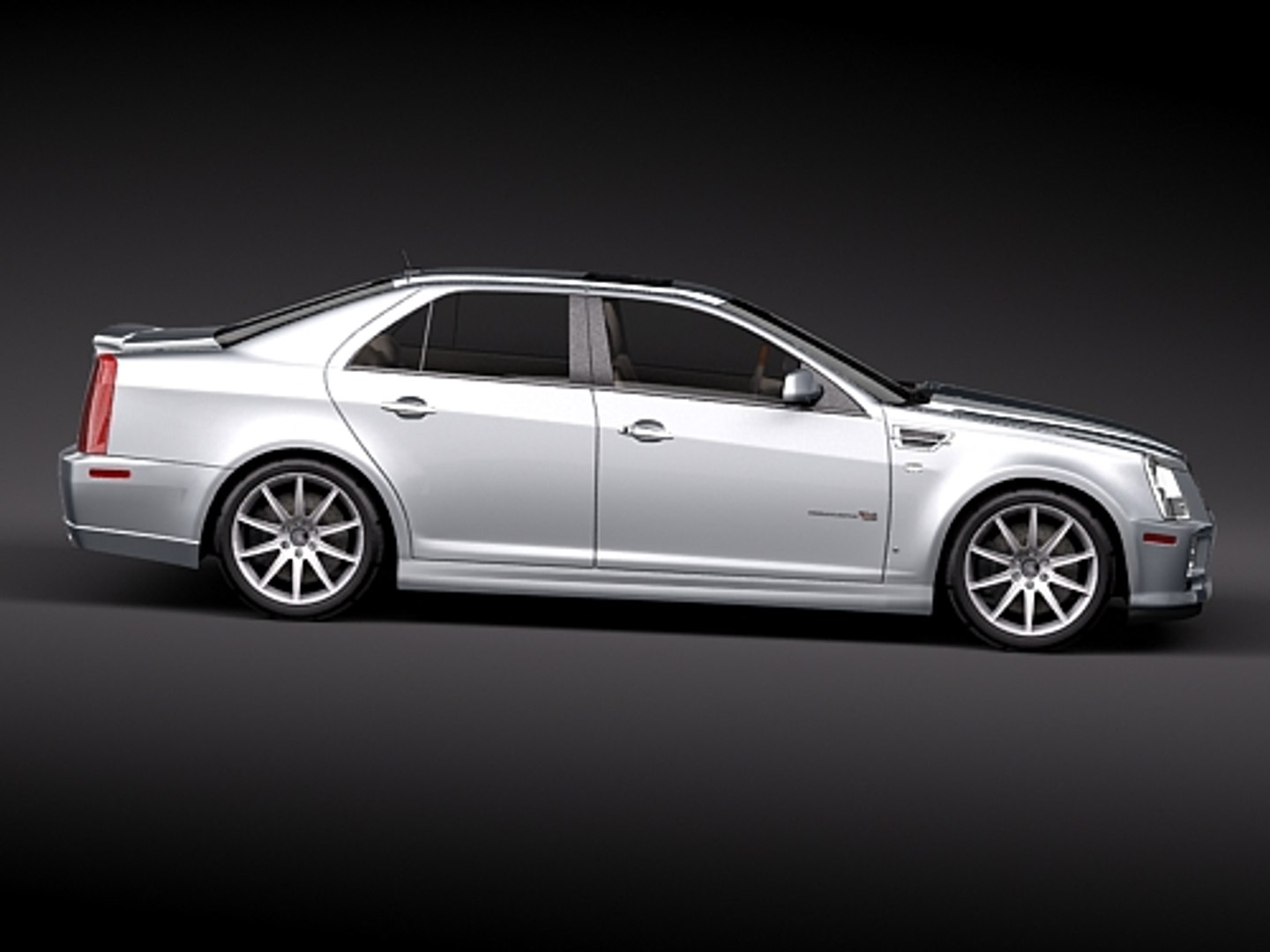 cadillac sts v sts-v 3d model