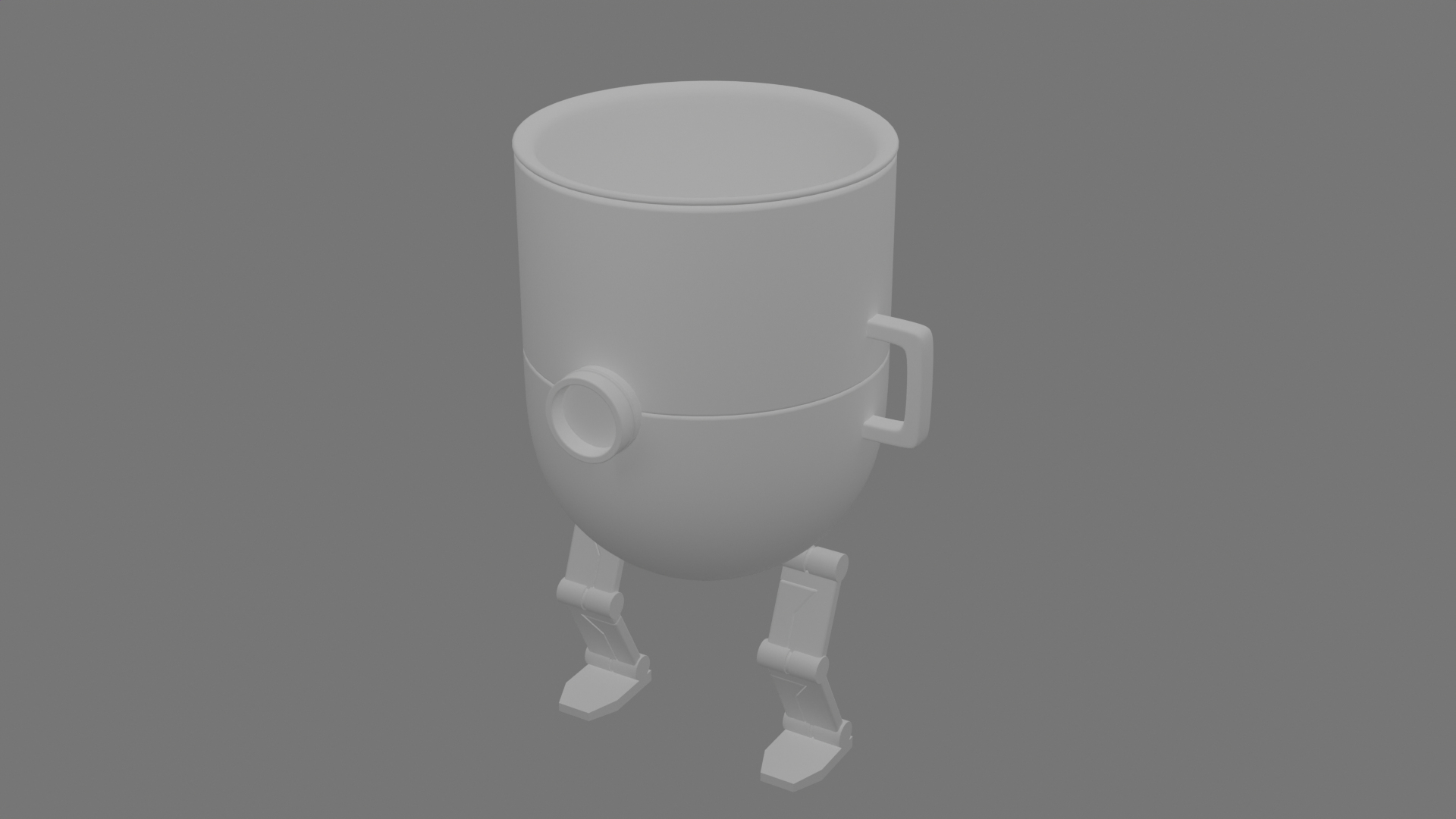 Cup Robot 3D Model - TurboSquid 2135608