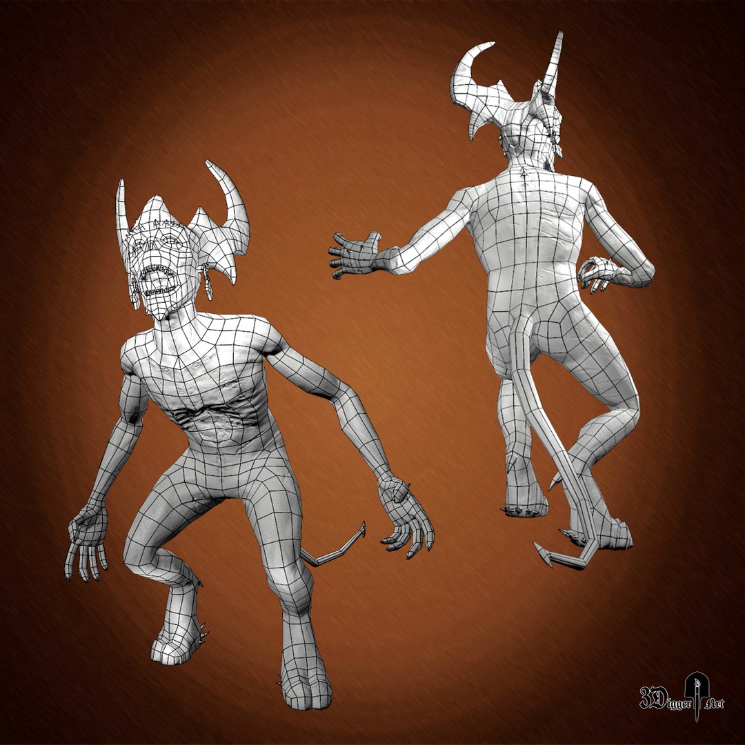 Pack Demon Animation 3D Model - TurboSquid 1217546