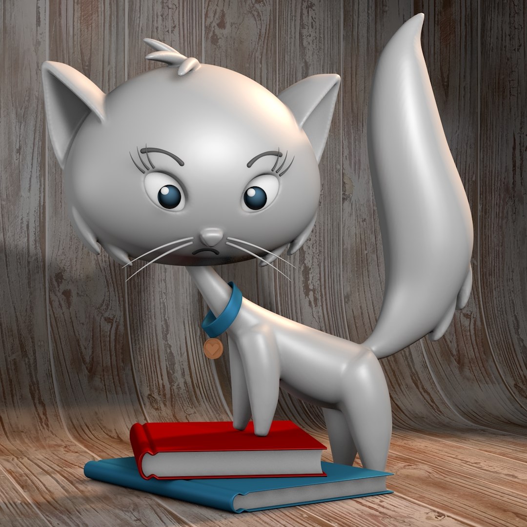 3D Model Adorable Cat Animation - TurboSquid 1579255