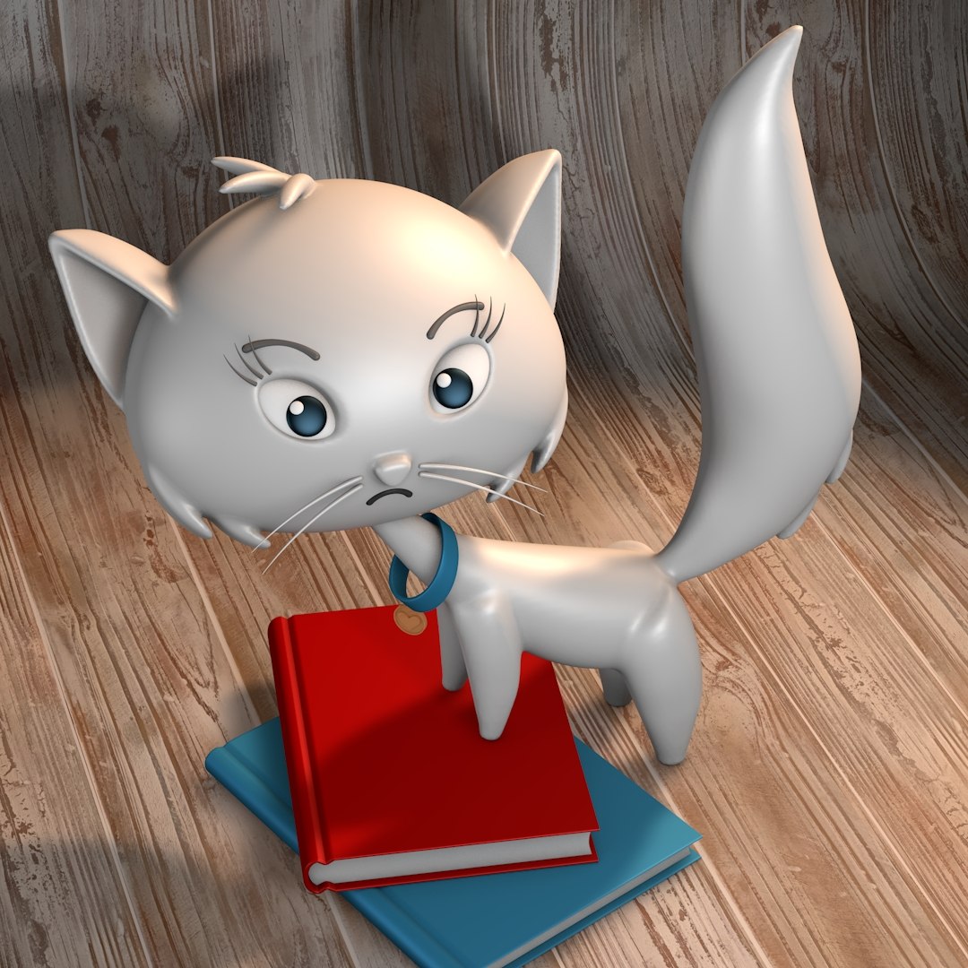 3D Model Adorable Cat Animation - TurboSquid 1579255