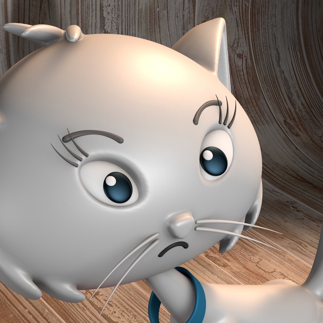 3D Model Adorable Cat Animation - TurboSquid 1579255