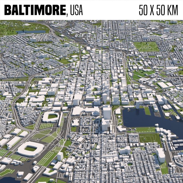 3D Baltimore Models | TurboSquid