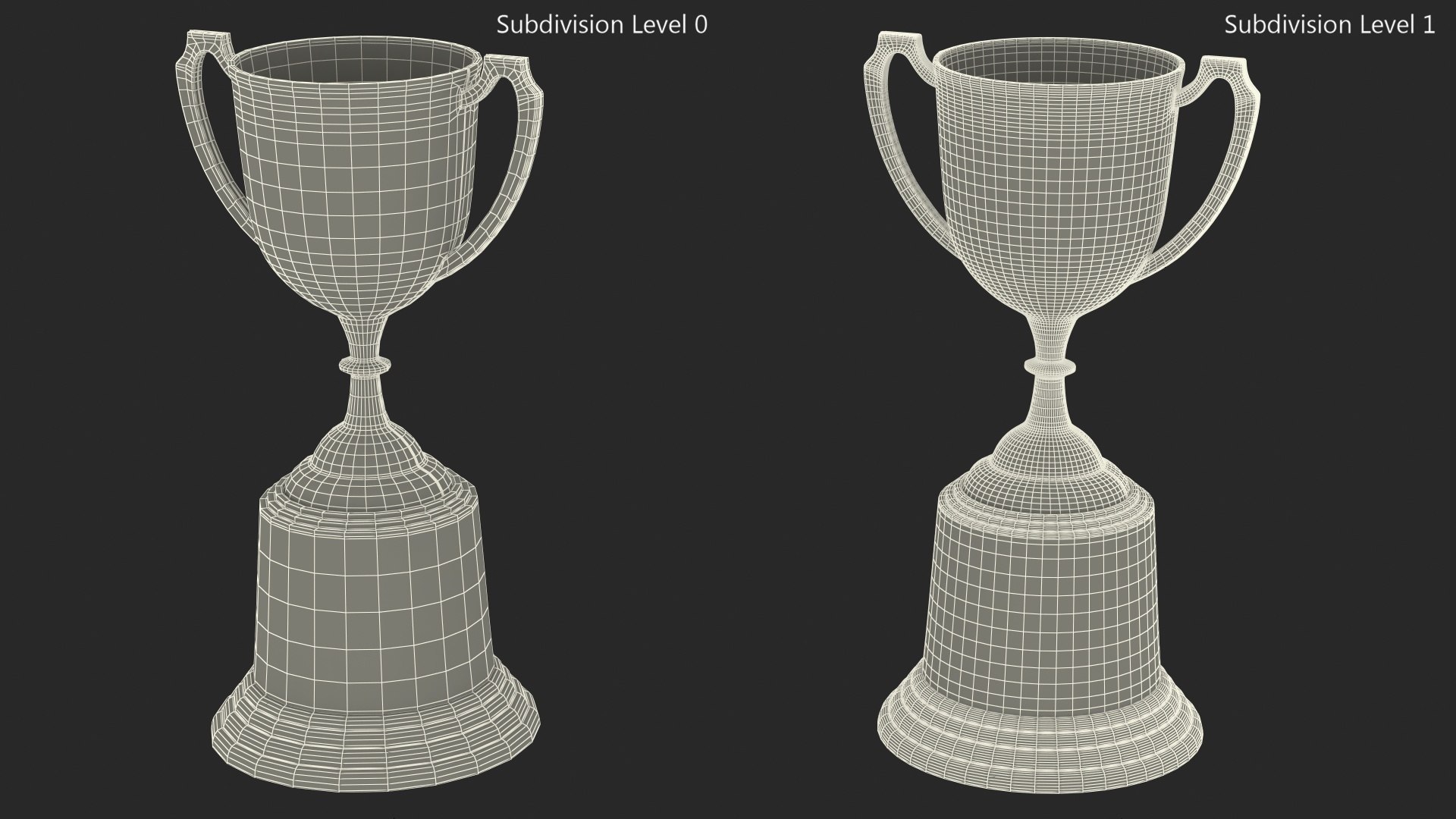 3D Award Cup Golden - TurboSquid 1997451