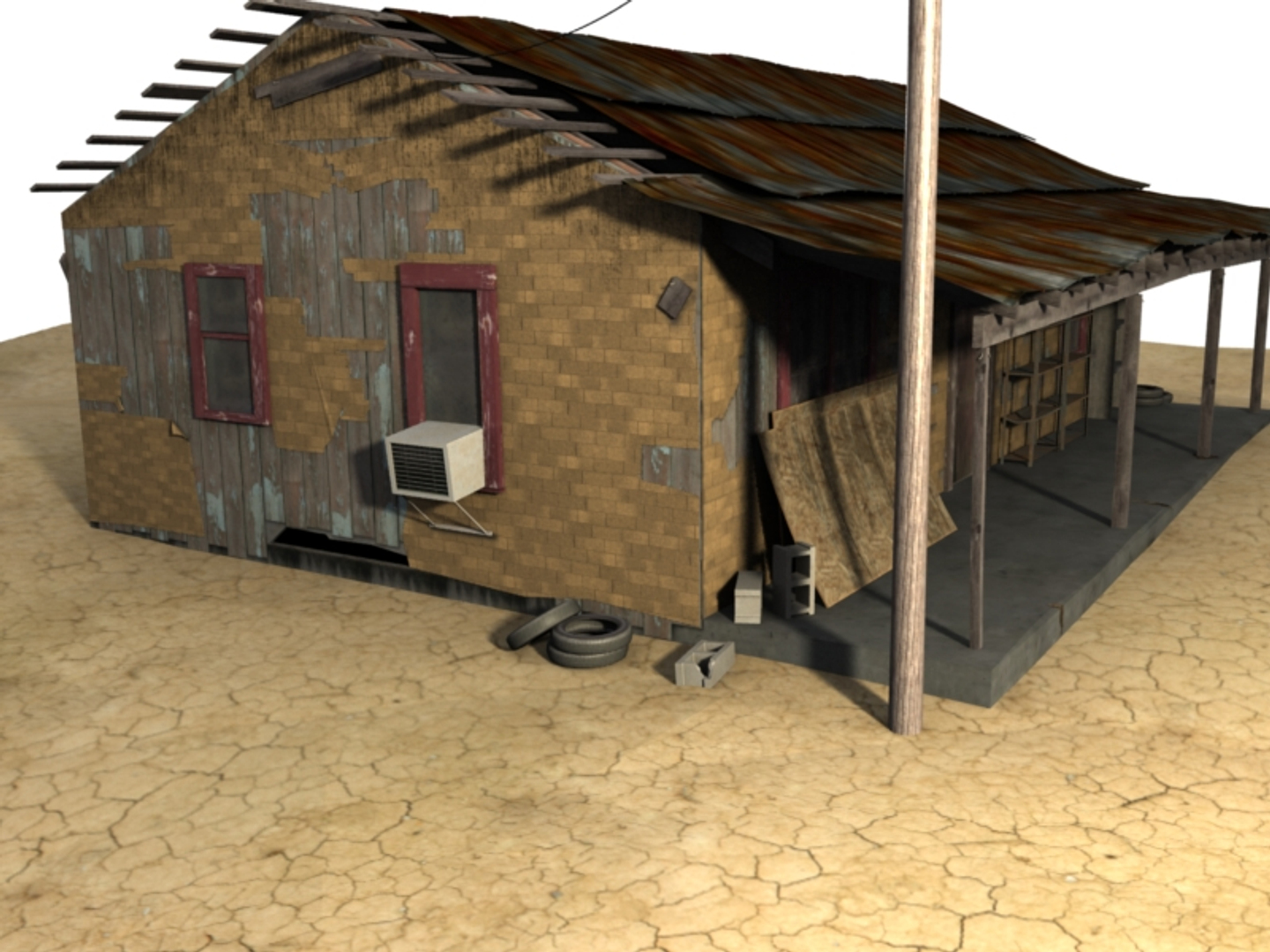 hi shack 3d model
