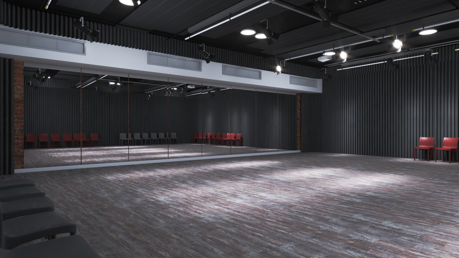 Dance interior 3D - TurboSquid 1657283