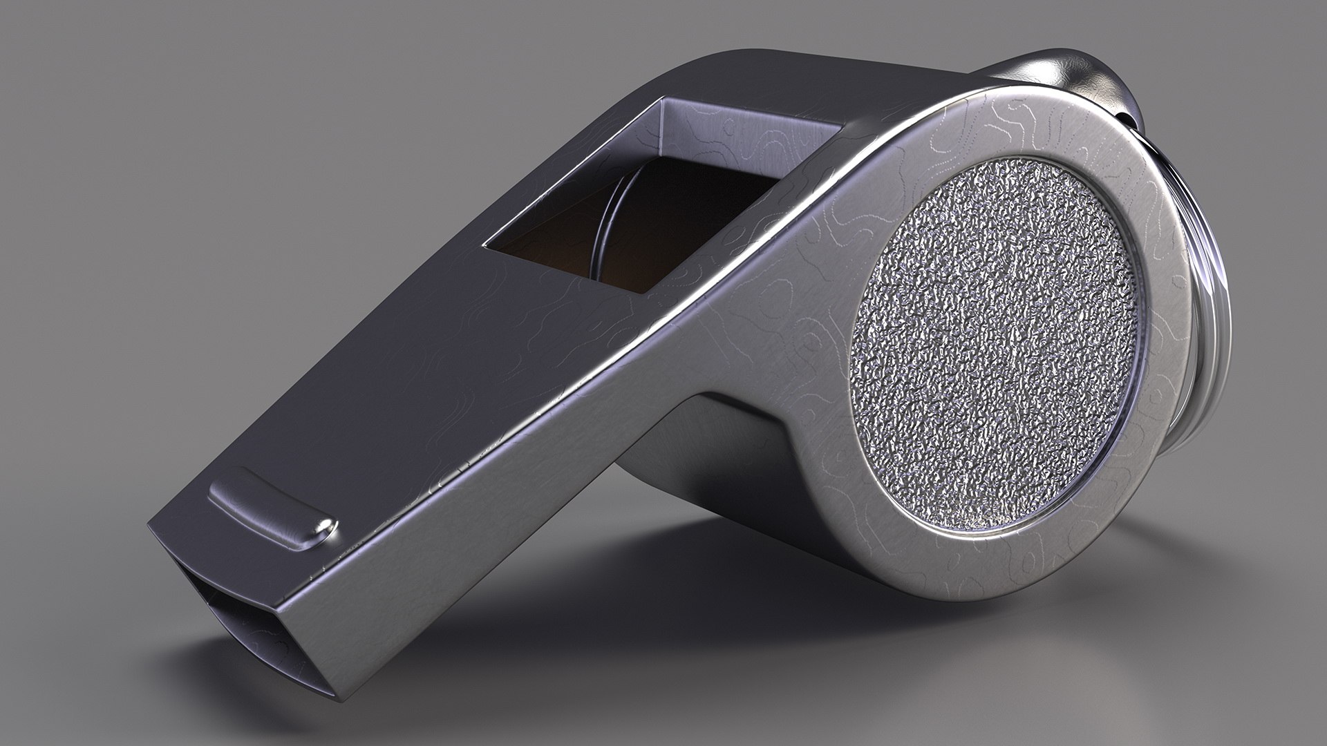 3D Football Hockey Rugby Referee Whistle Model - TurboSquid 2117708