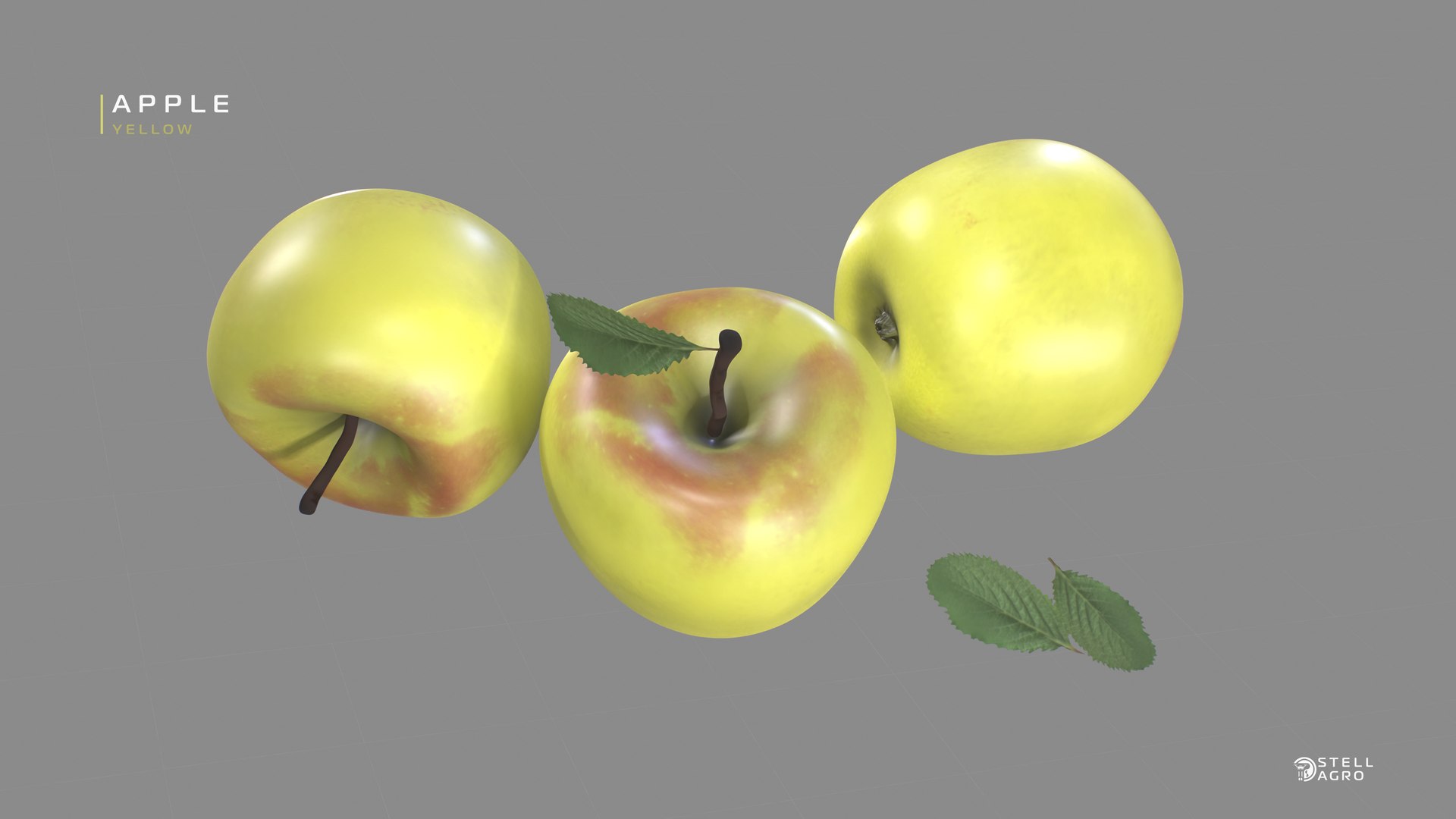 Apple Yellow Stell Agro 3D - TurboSquid 1898797