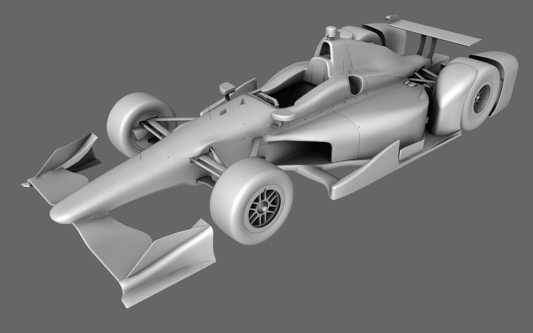 Dallara Open Wheel Car Chevrolet 2015 PBR 3D Model - TurboSquid 2013678