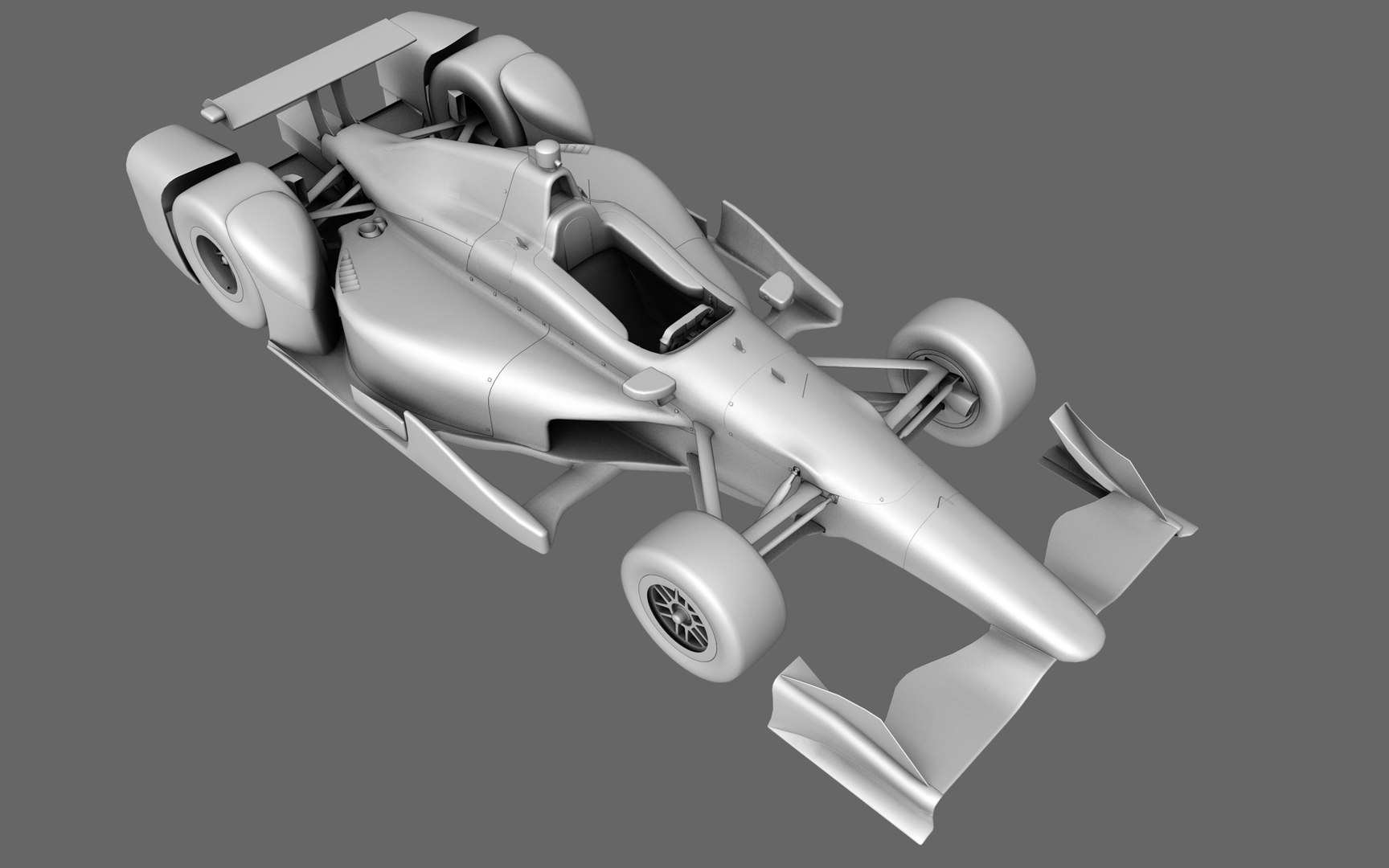 Dallara Open Wheel Car Chevrolet 2015 PBR 3D Model - TurboSquid 2013678