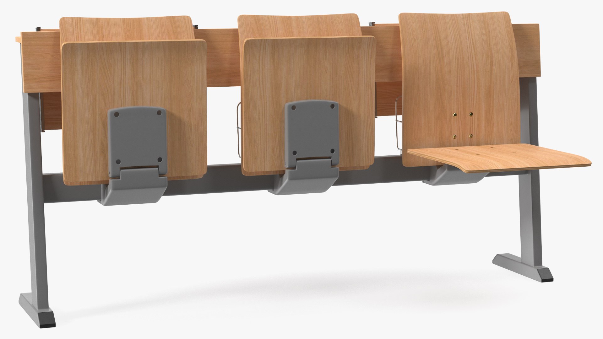 University Seating System For Three Places model - TurboSquid 1919109