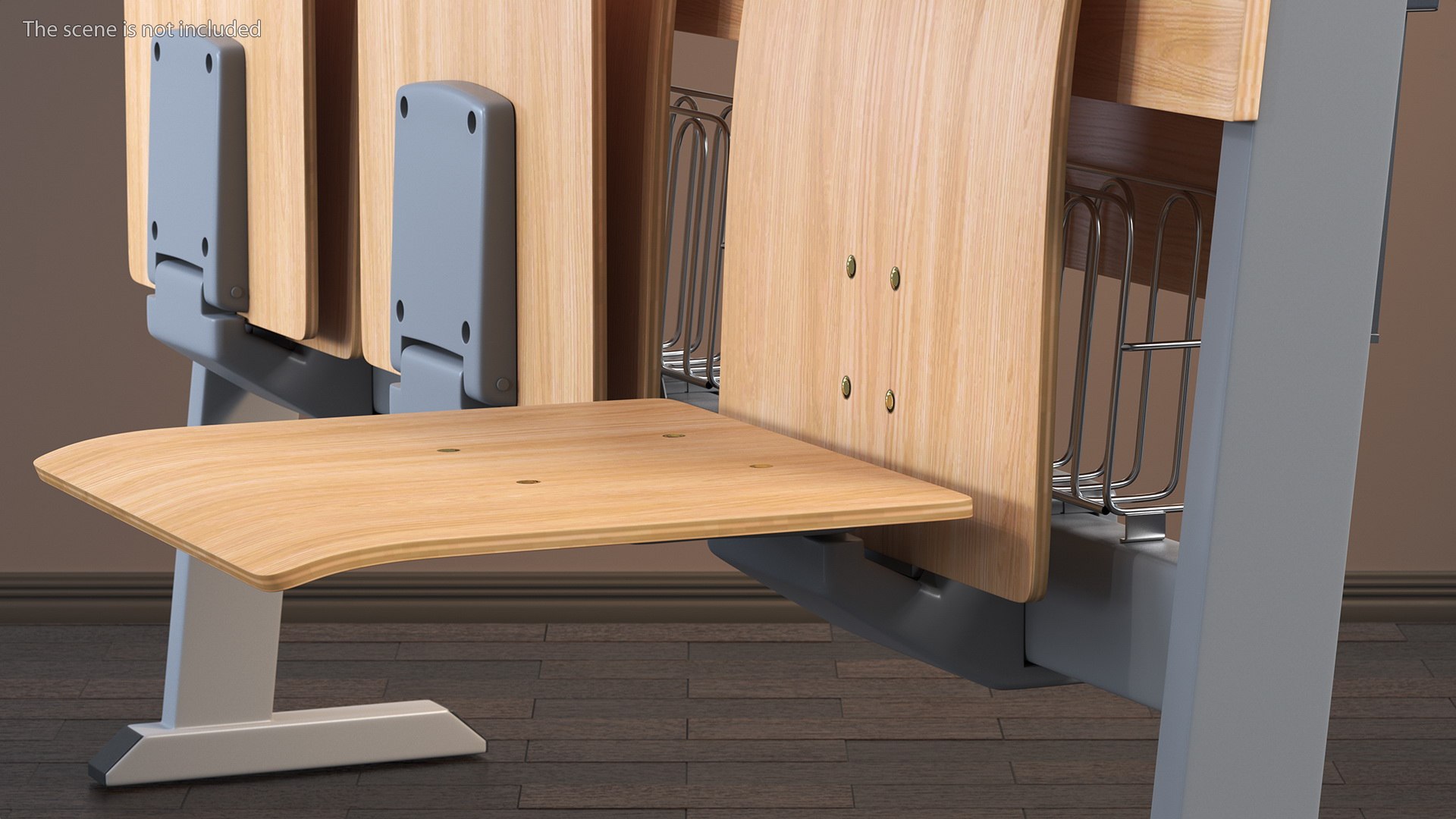 University Seating System For Three Places Model - TurboSquid 1919109