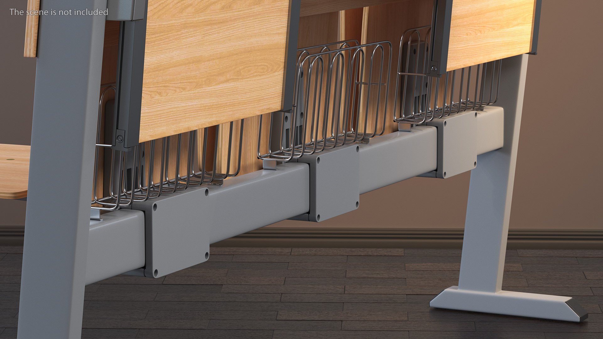 University Seating System For Three Places Model - TurboSquid 1919109