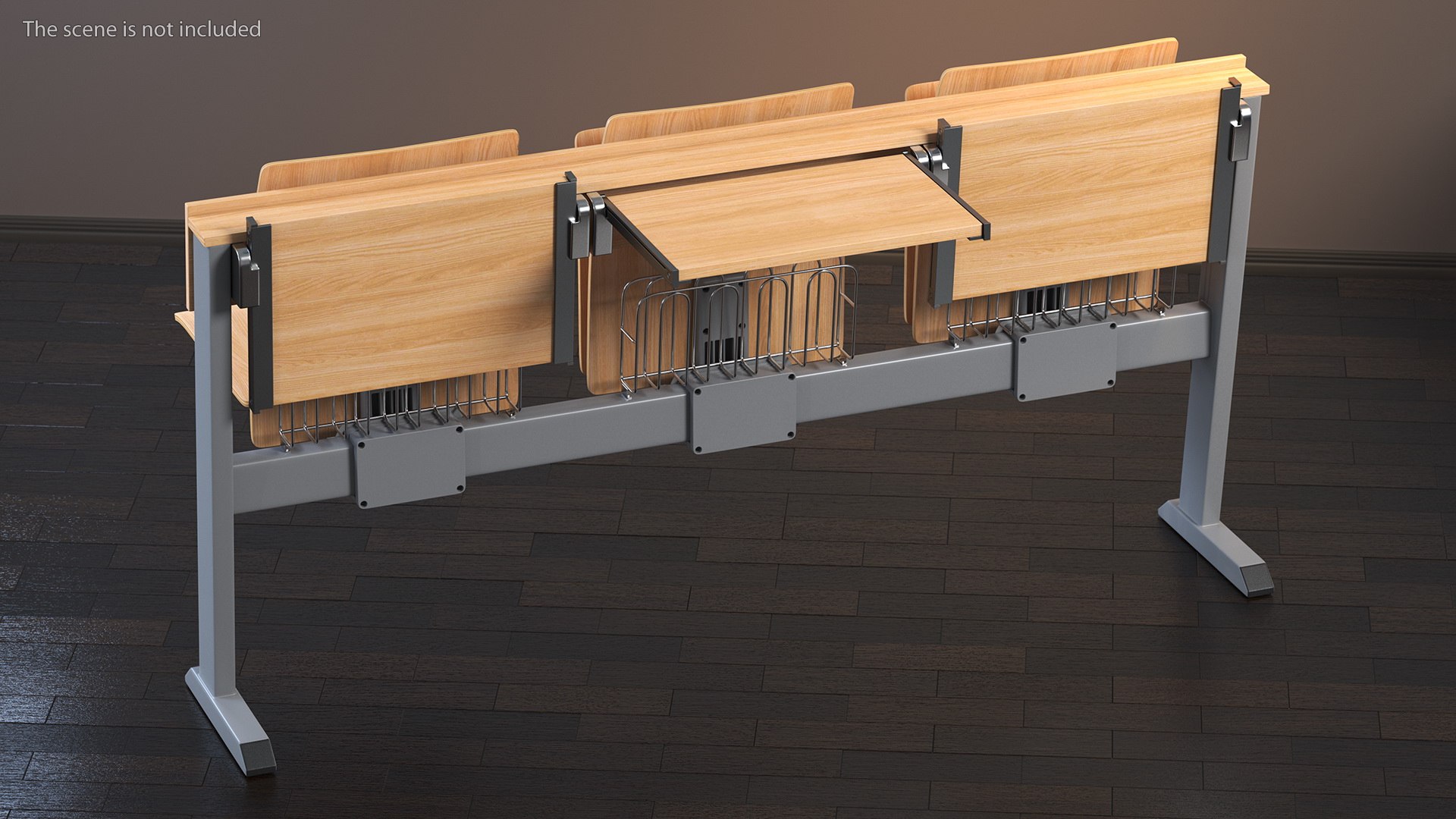 University Seating System For Three Places Model - TurboSquid 1919109
