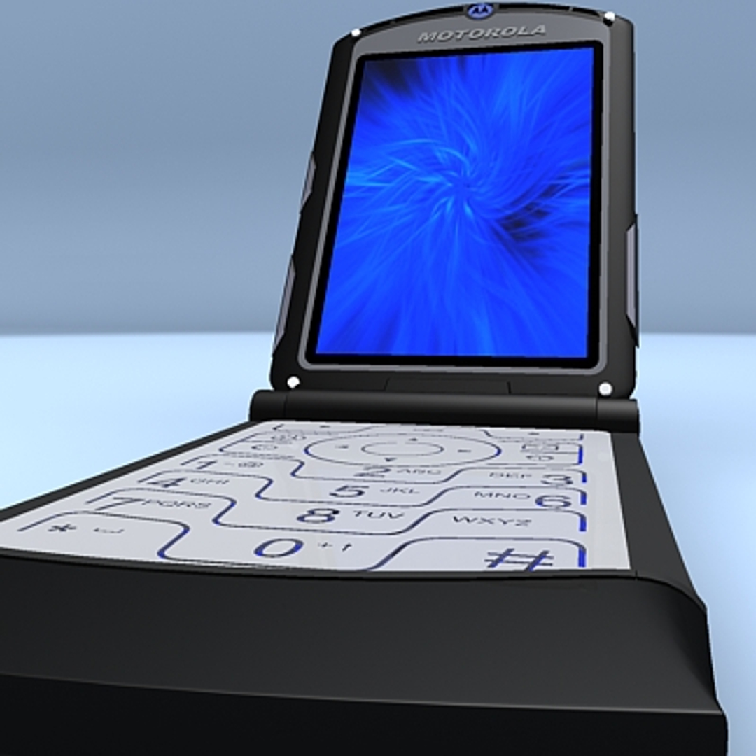 free motorola v3 3d model