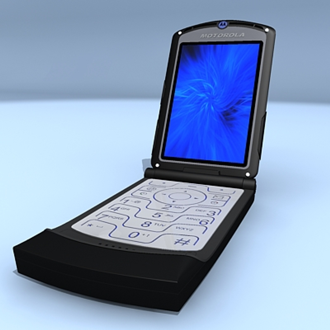 free motorola v3 3d model