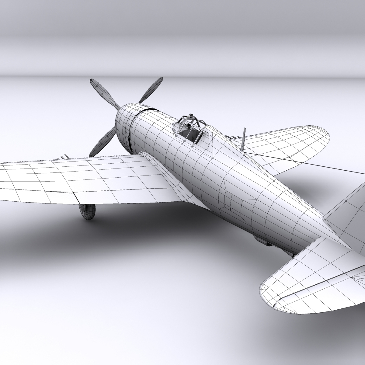 p-47 thunderbolt p-47d lt 3d model