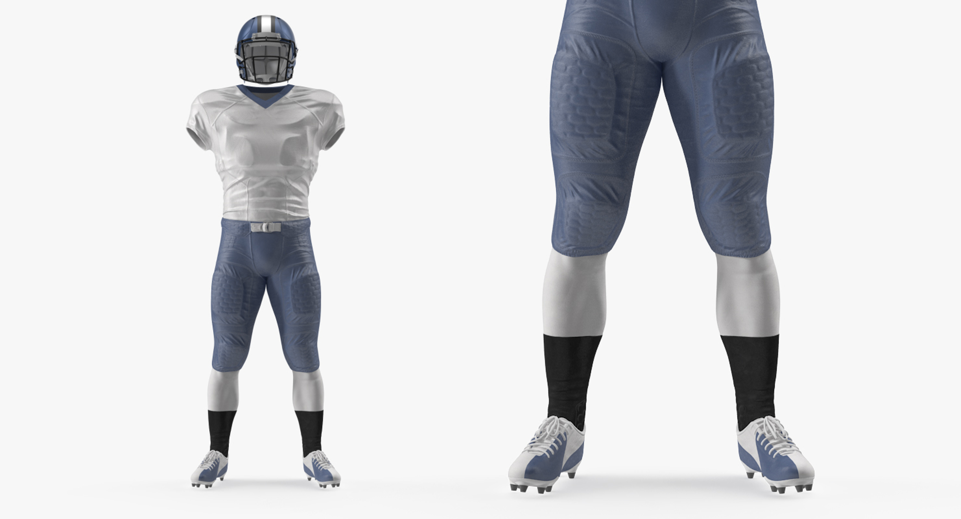 3D American Football Player Uniform Model - TurboSquid 1437786