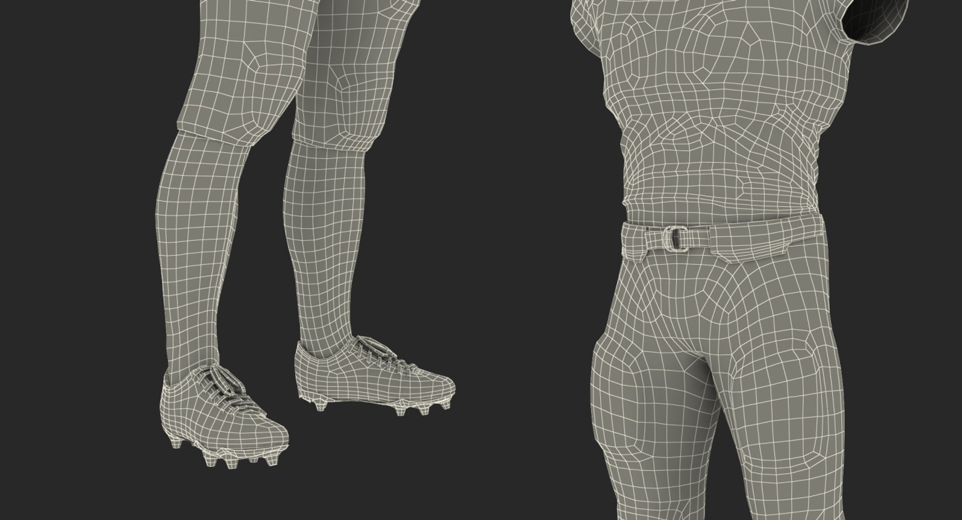 3D american football player uniform model - TurboSquid 1437786